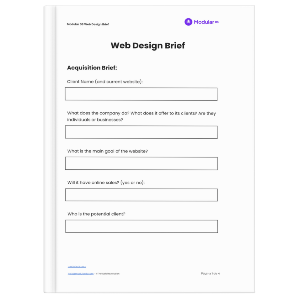 Guide | How to do a client briefing step-by-step | Modular DS