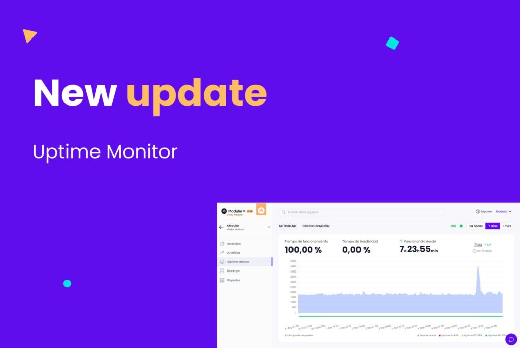 Modular Update October 2022: Uptime Monitor | Modular DS