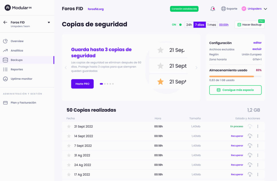 Funcionalidades | Modular DS