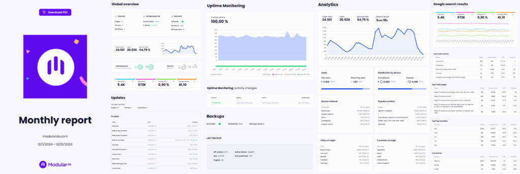 Guide to creating web maintenance reports for your clients | Modular DS