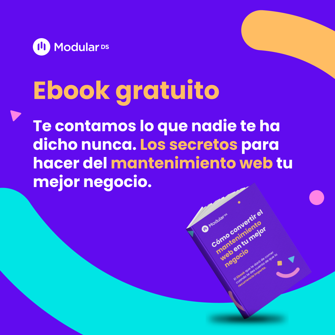 Ebook mantenimiento web | Modular DS