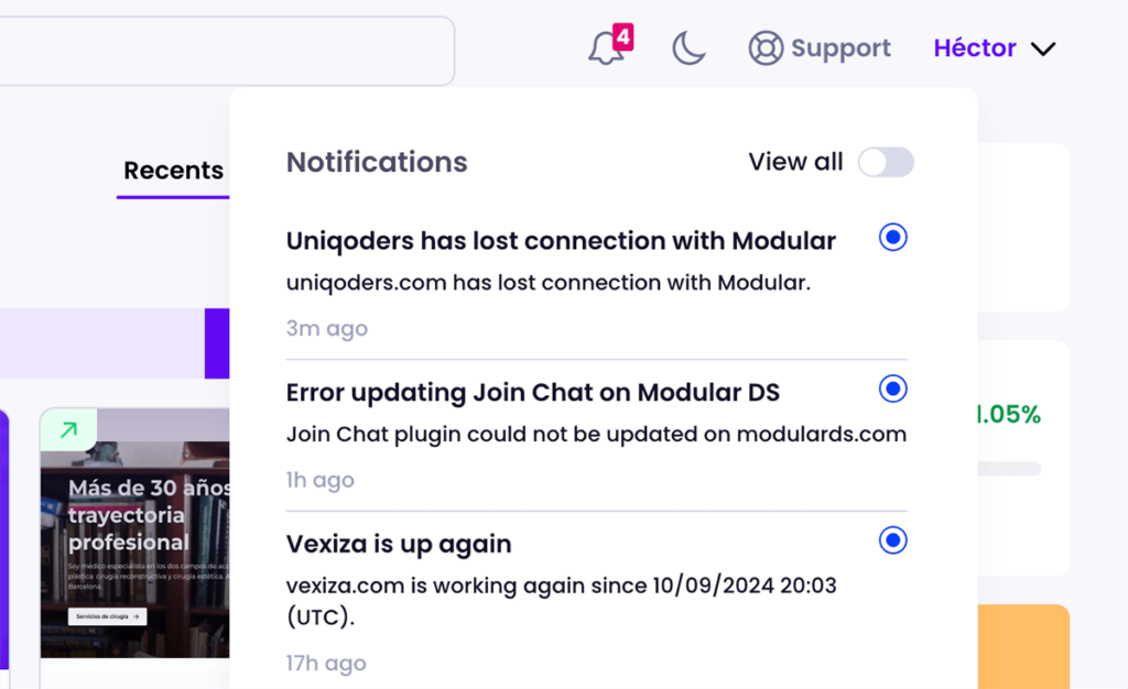 September 2024 Update: New notification system | Modular DS